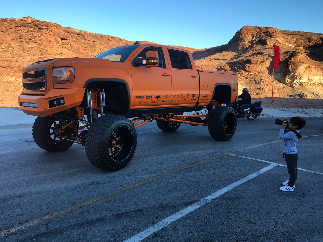 #36 2016 GMC Sierra 2500 Denali diesel orange