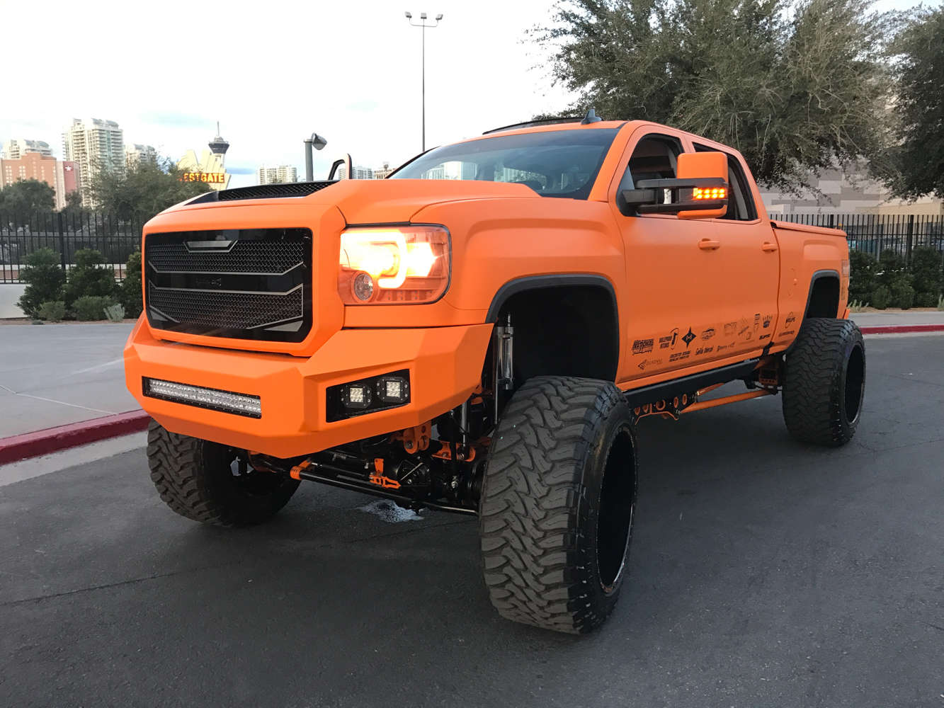 #36 2016 GMC Sierra 2500 Denali diesel orange