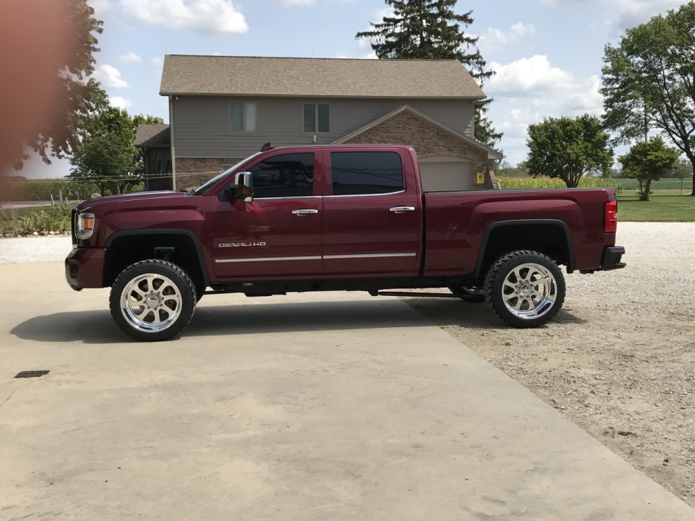 I2 #109 2015 GMC Sierra 2500 Denali Diesel Maroon